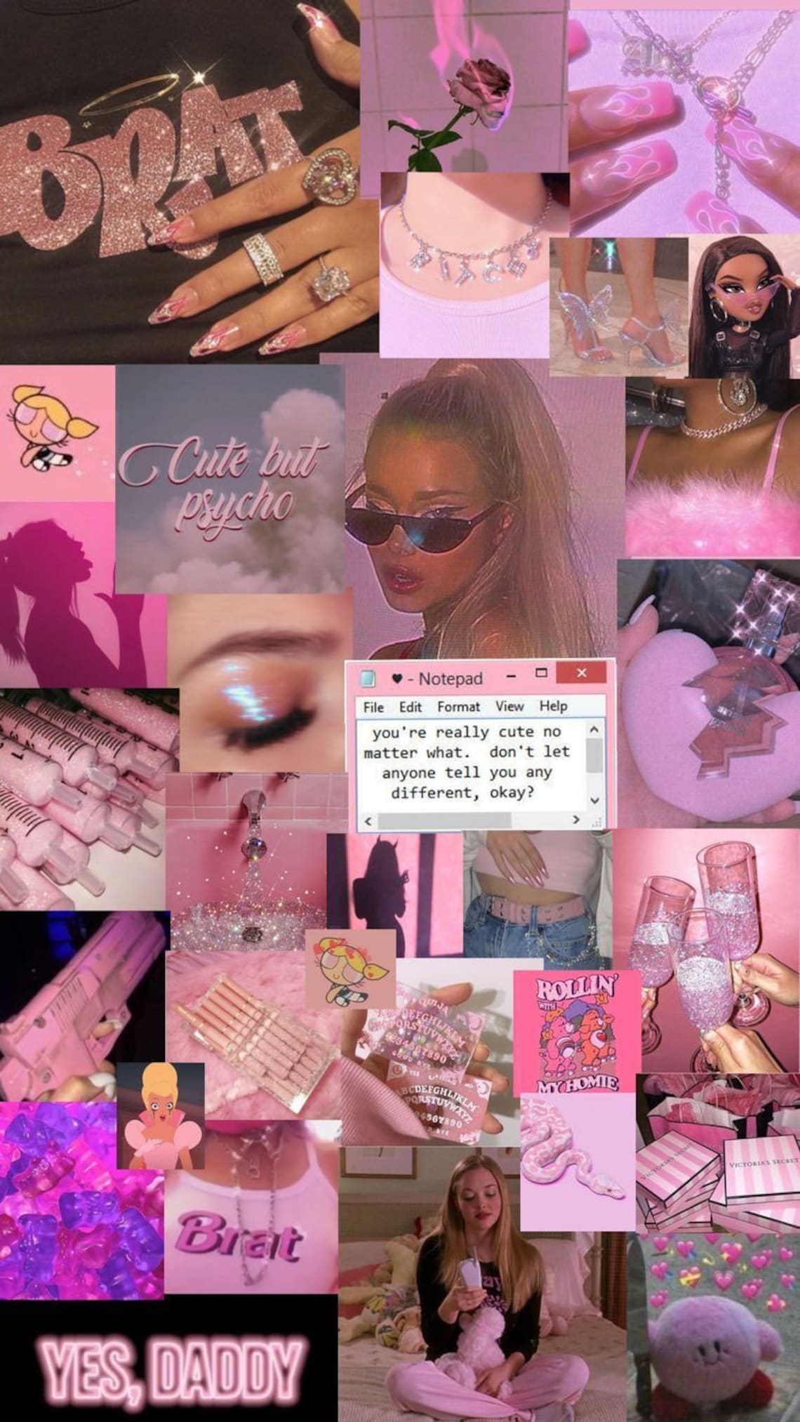 80pc Pink Baddie Aesthetic Collage Kit. Luxury Vogue VSCO - Etsy