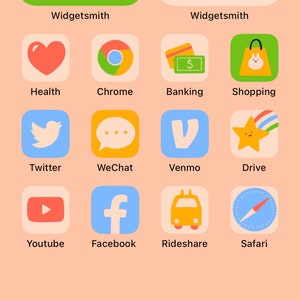 Cute Animals App Icon Set (ios 18 & Android) - Etsy