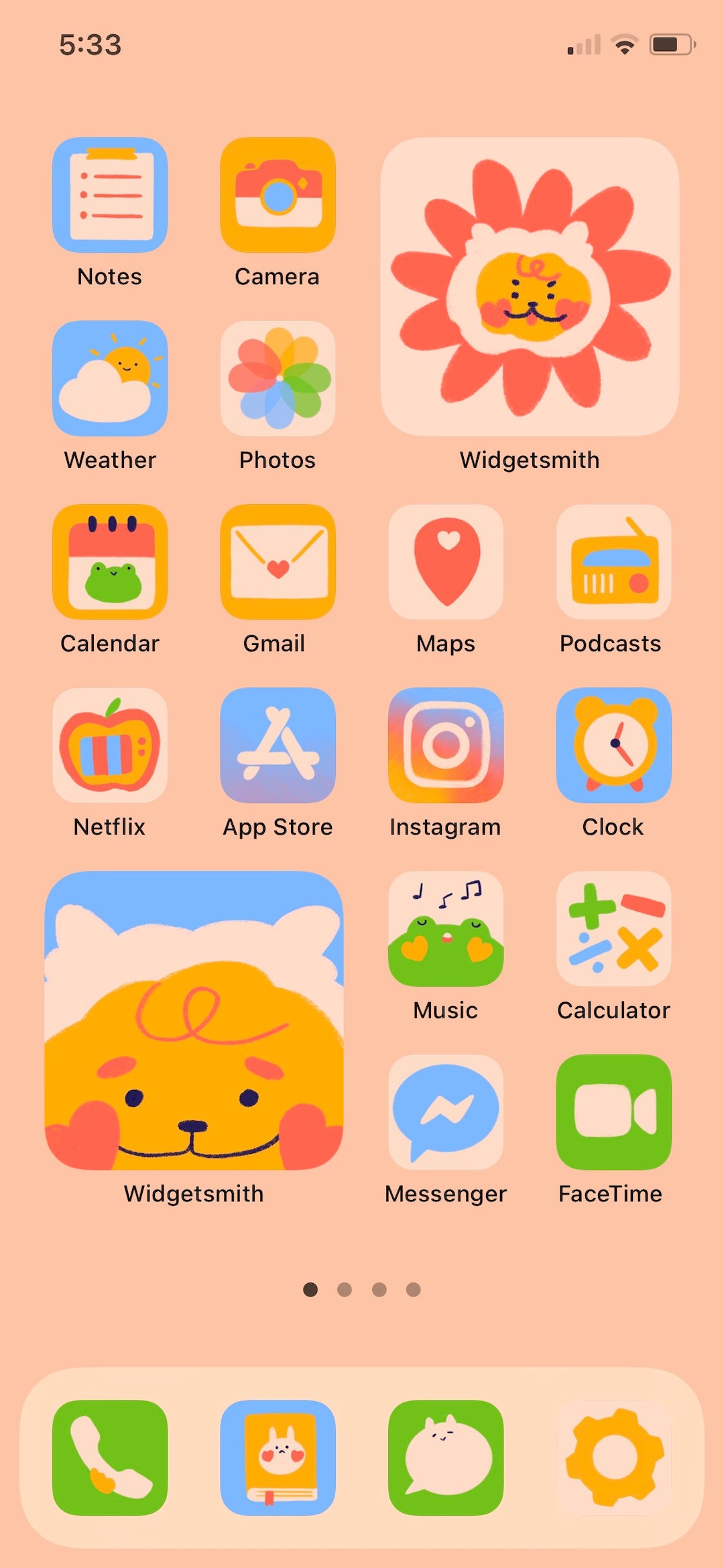 Cute Animals App Icon Set (ios 18 & Android) - Etsy