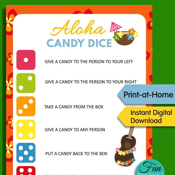 Luau Party Game Bundle, Printable Luau Games, Luau Party Games for ...