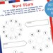 4th of July Word Star Puzzle USA Independence Day Printable - Etsy