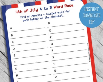 4th of July Printable Game Fourth of July Trivia Game - Etsy Canada