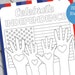 4th of July Coloring Page Celebrate Independence USA Holiday Printable ...