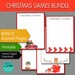 Christmas Games Printable Bundle, 17 Christmas Party Games With Answers ...