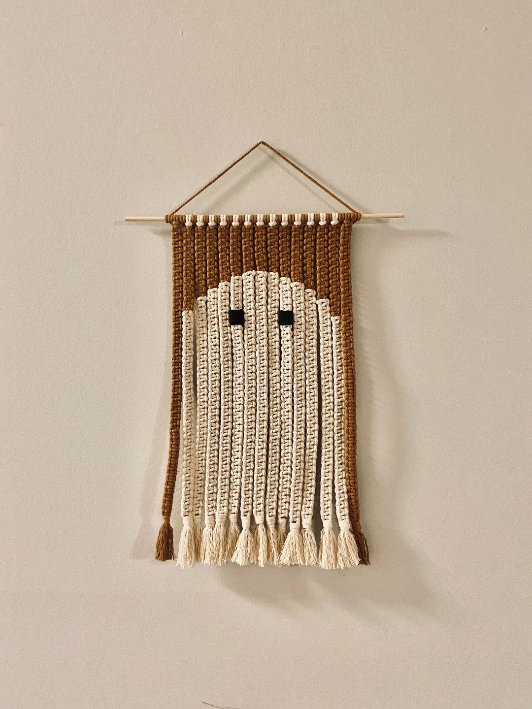 Macrame Ghost - Etsy