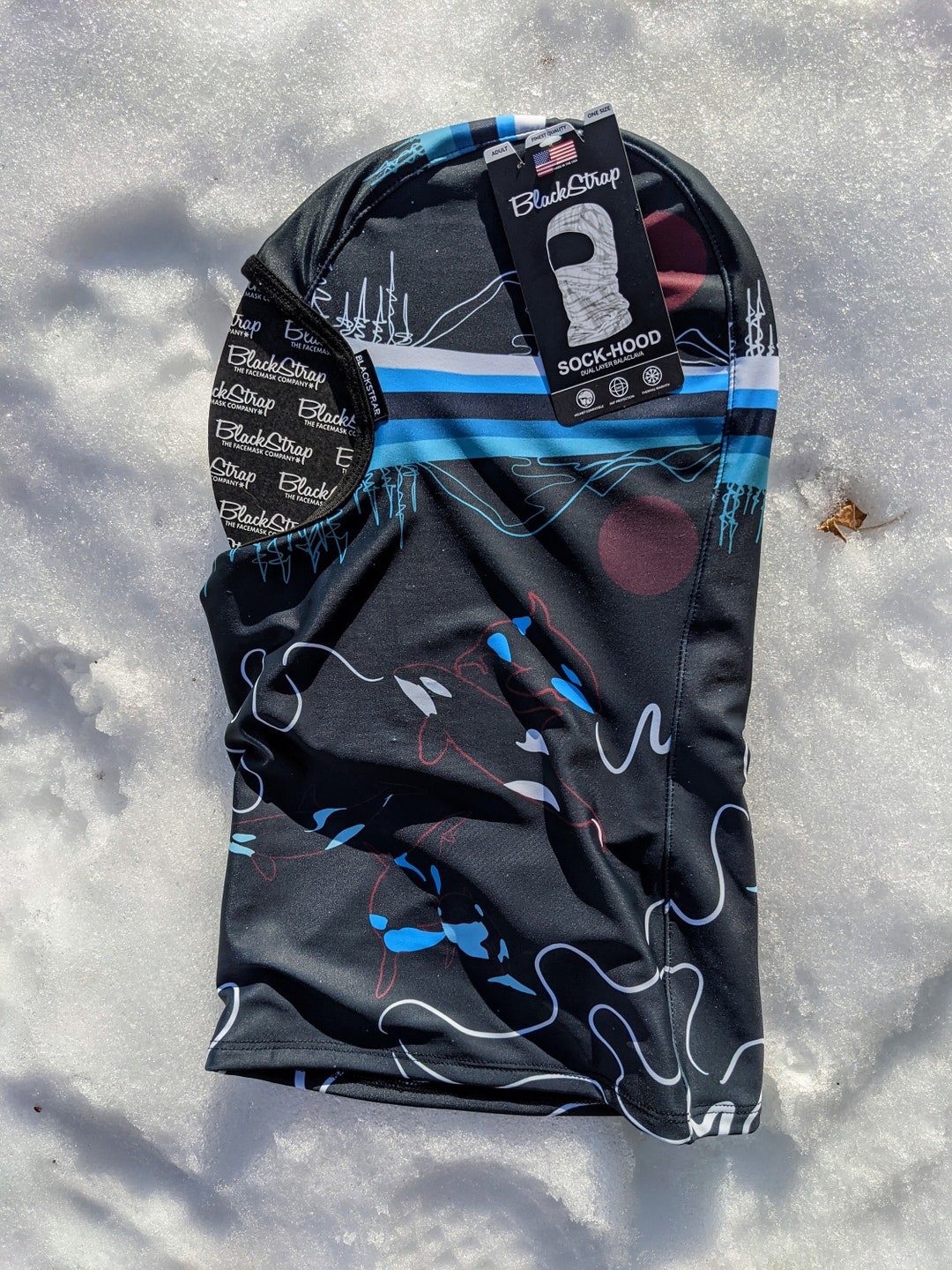 Balaclava - Dual Layer Facemask / Sock Hood - PNW Orcas - Etsy