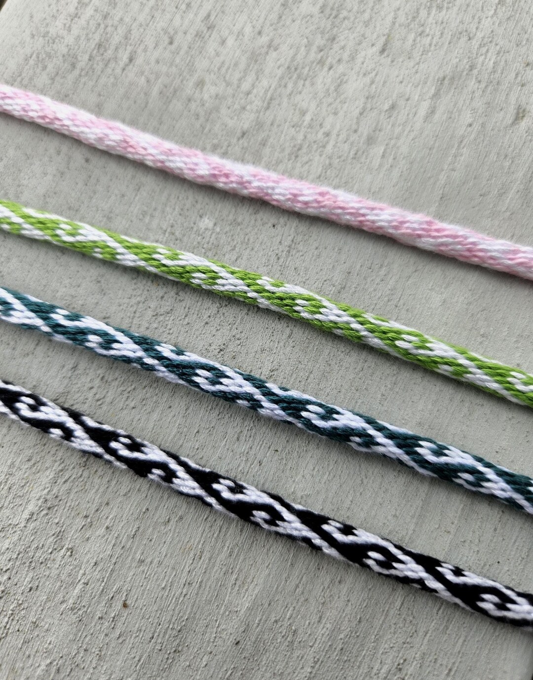 Waves Friendship Bracelet, Kumihimo Wave Bracelet, Knotted Bracelet ...