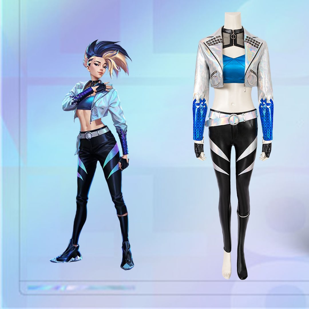 K/DA Akali Cosplay Costume ALL OUT . - Etsy UK