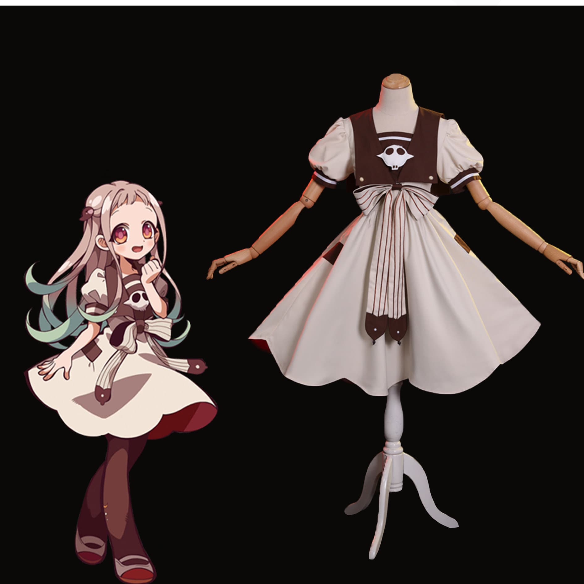 Yashiro Nene Cosplay Costume Anime Toilet Bound Hanako Kun, 54% OFF