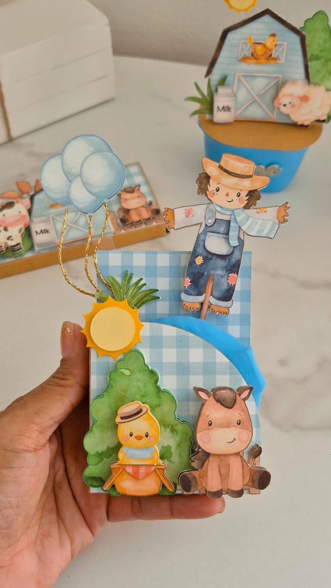 Hubba Bubba Chewing Gum Favor Box, Blue Farm Party Box, Blue Farm ...