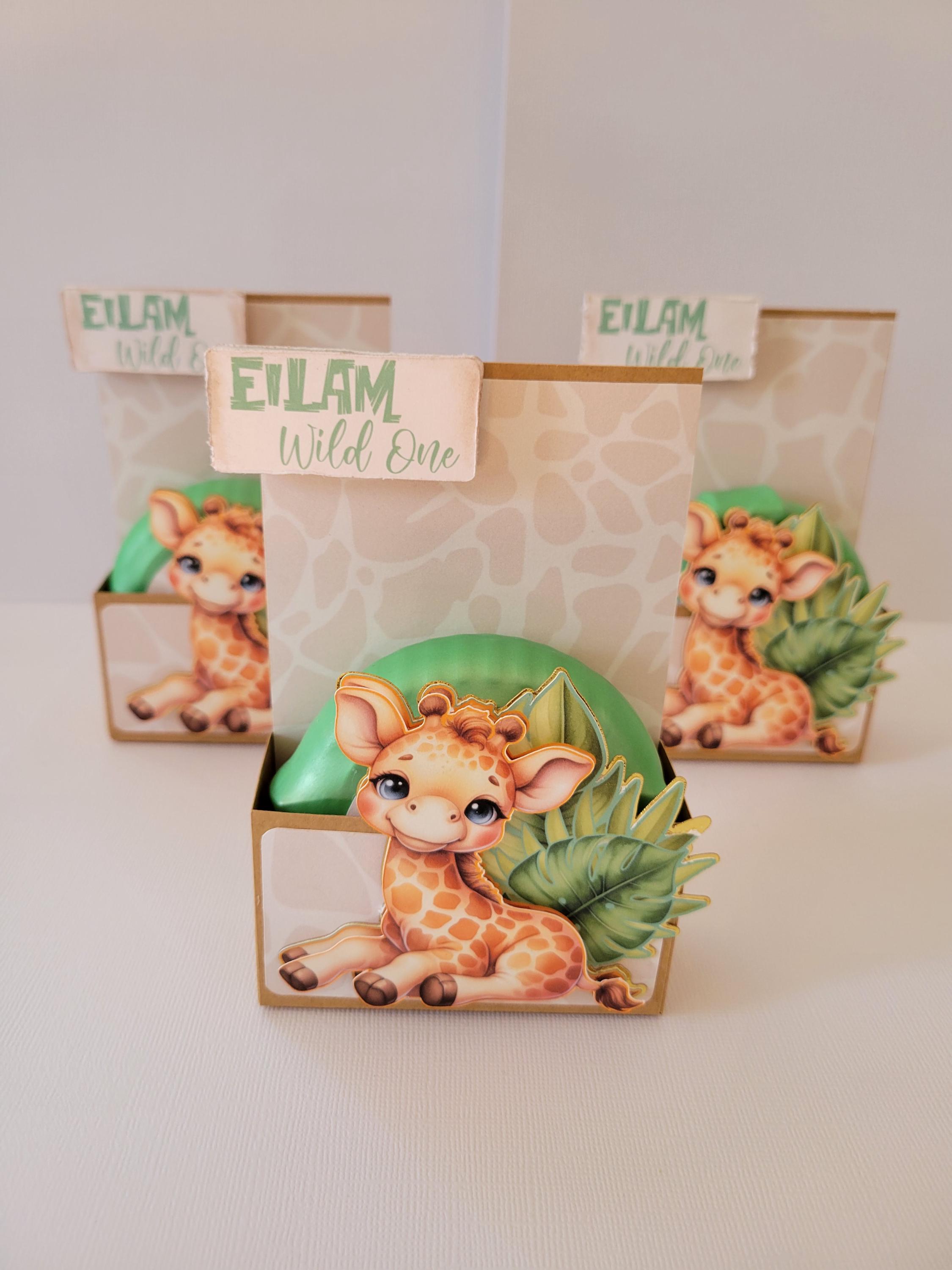 Personalized Safari Favor Box, Hubba Bubba Gum, Wild One Party - Etsy
