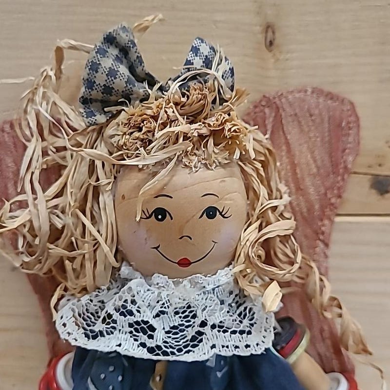 Button Doll - Etsy