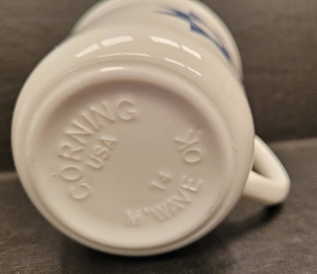 Corning Ware Blue Star Coffee Cups. Set of 2. Vintage. Good ...