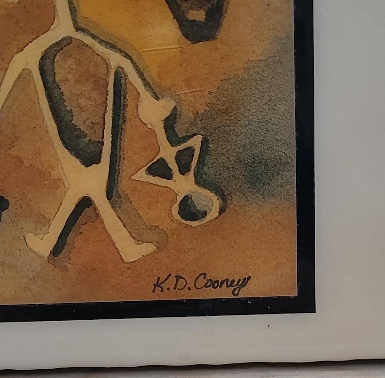 Handcrafted Rare Vintage Tile>southwest Native Artist Kathy Cooney ...