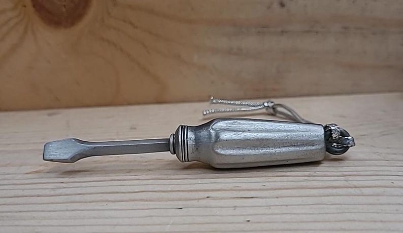 PEWTER SCREWDRIVER Ornament>sears Craftsman Miniature Tools>limited ...