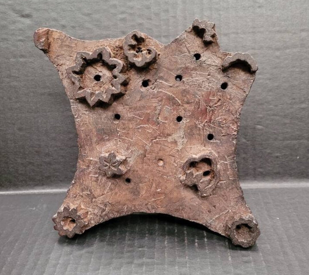 VINTAGE FRENCH BATIK: Wood Stamp for Ink or Paint. Rustic Charm/wooden ...