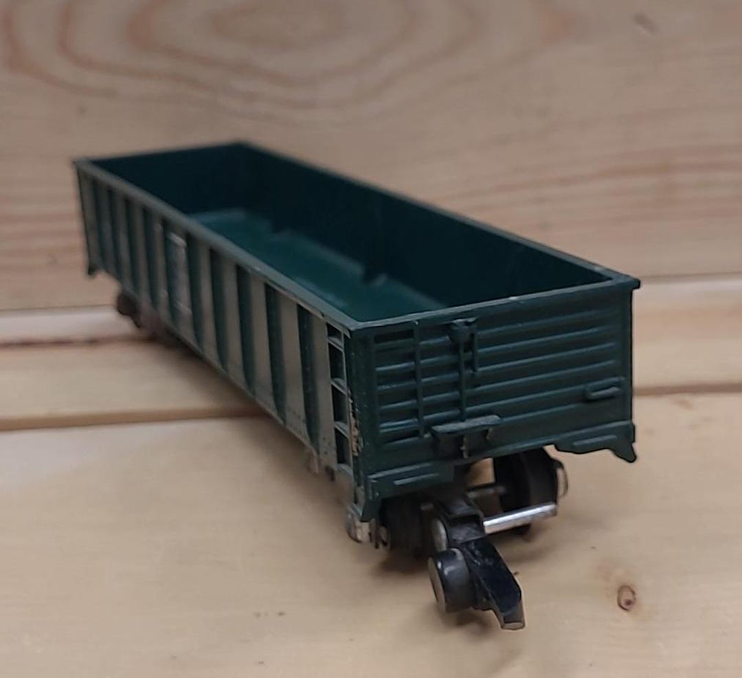 Vintage 1960s American Flyer Gondola Car>t&p Railroad Car>green> S ...