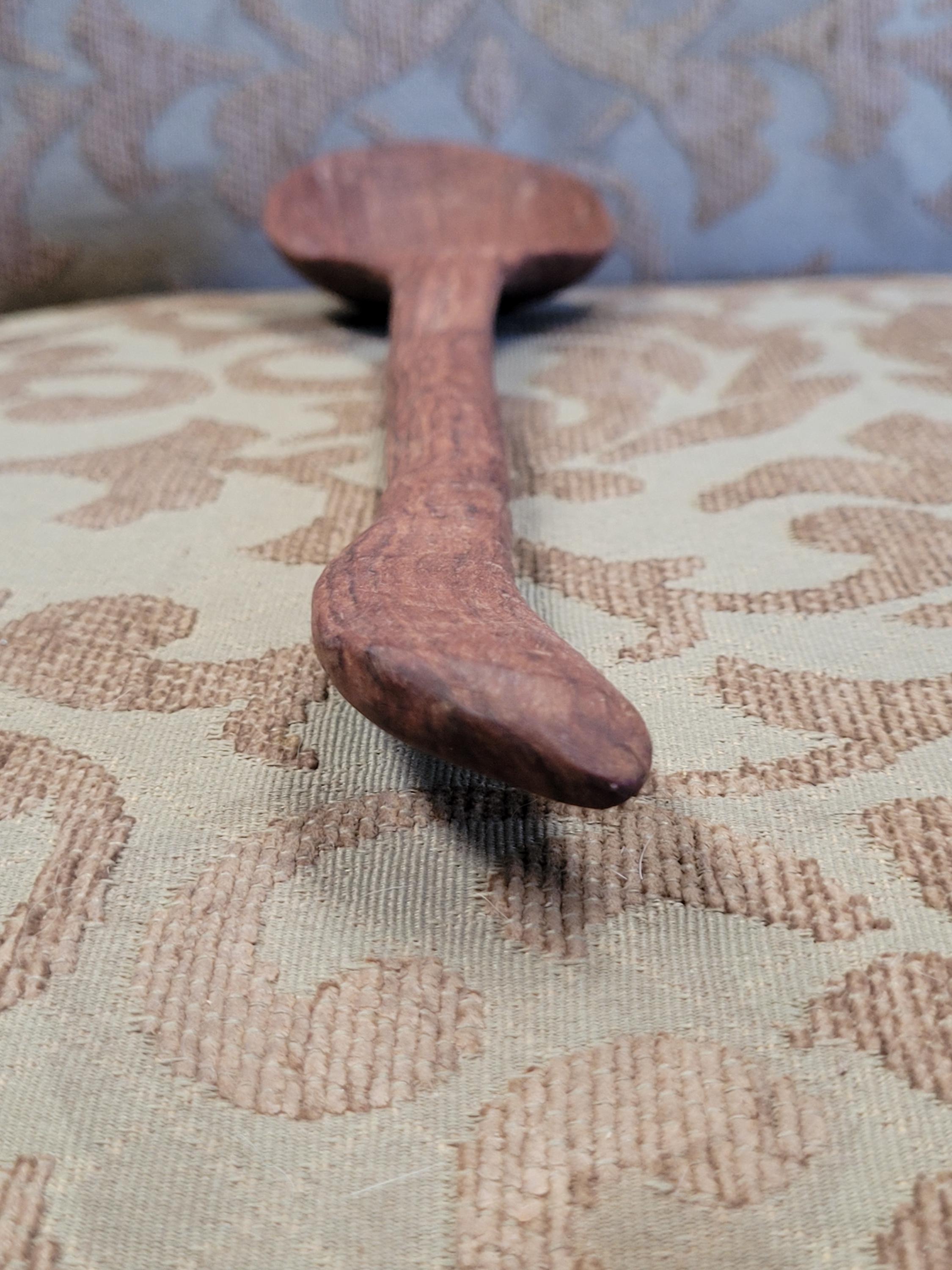 Mid Century Modern>boho Chic>hand-carved Wooden Spoon LARGE 12". Deep ...