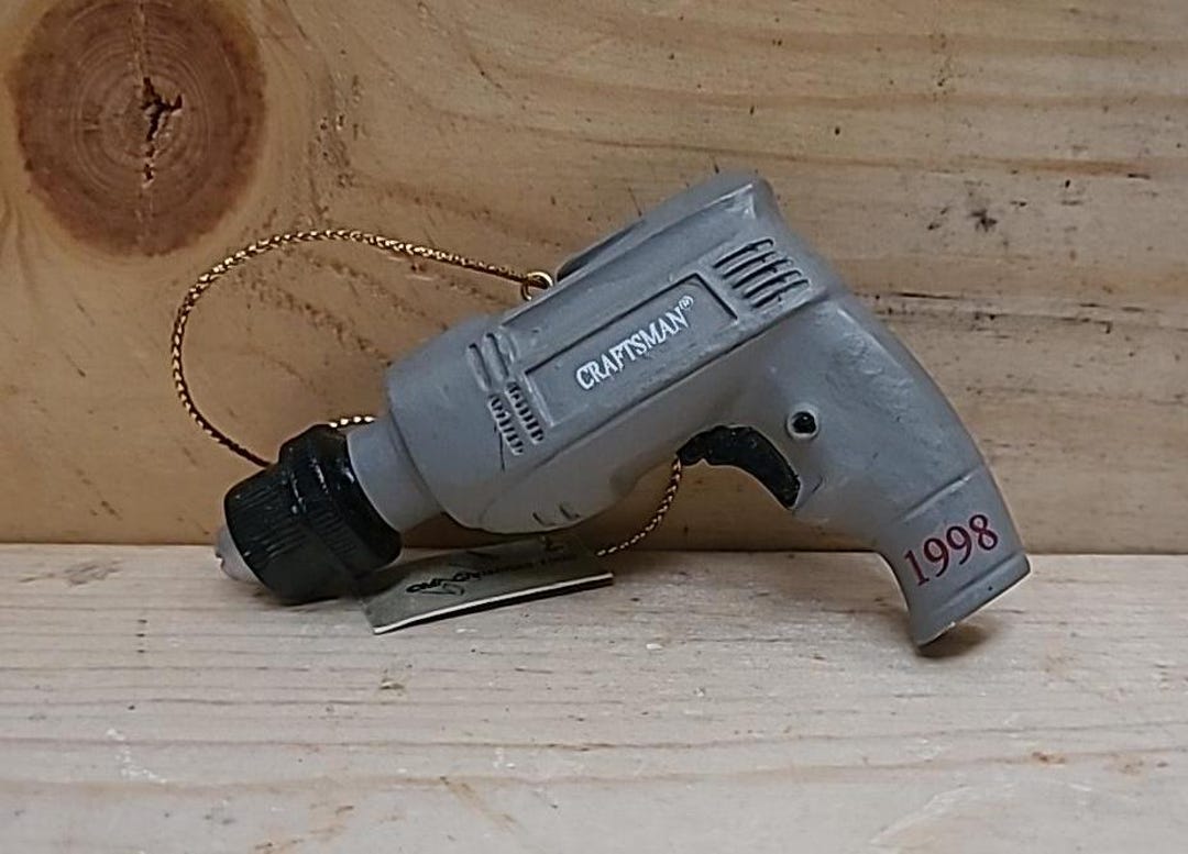 Craftsman Power Drill Ornament: 1998 Limited Edition Resin Tool - Etsy