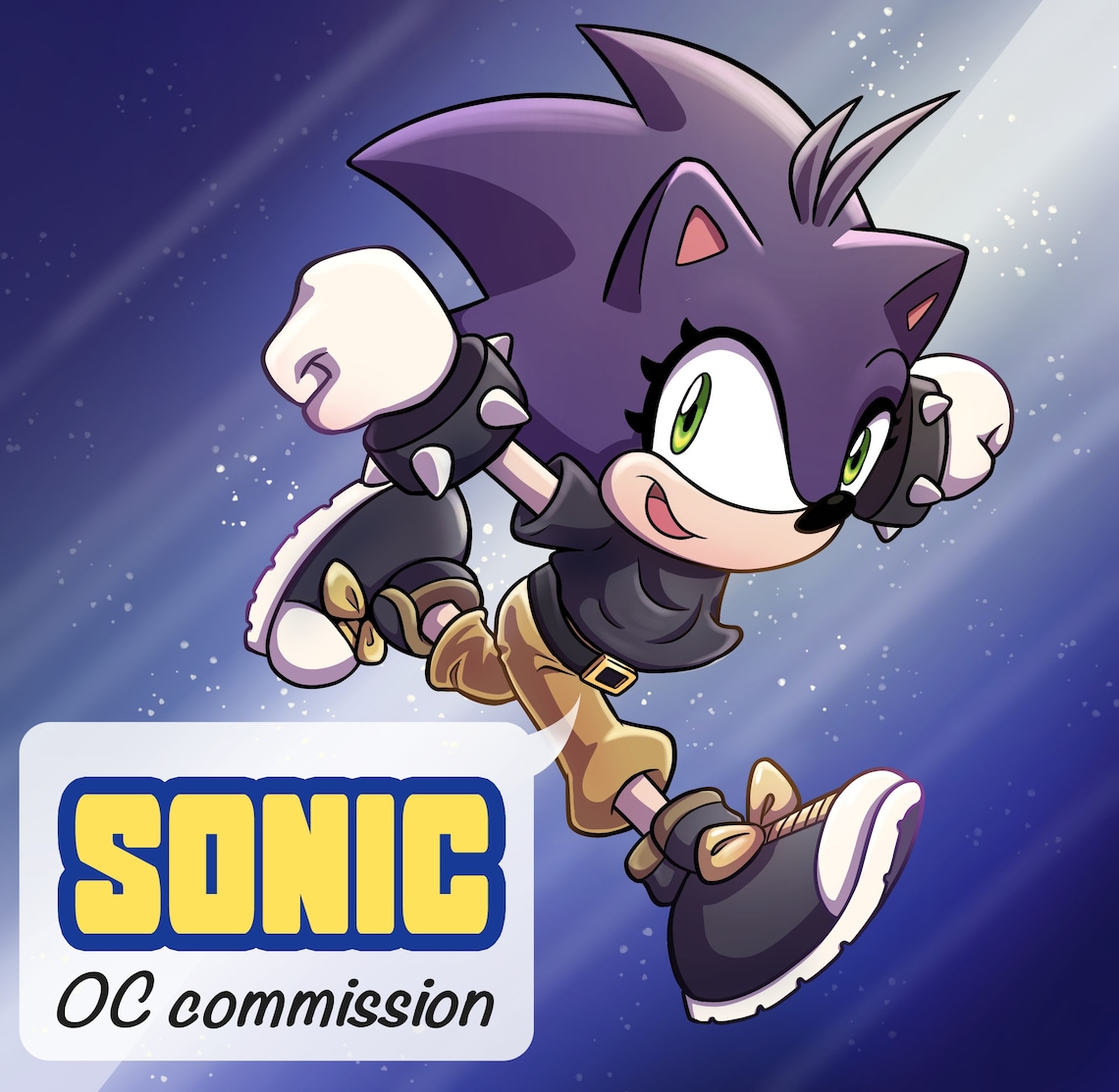 Sonic OC Art Commission, Sonic Drawing, Sonic the Hedgehog Commission ...