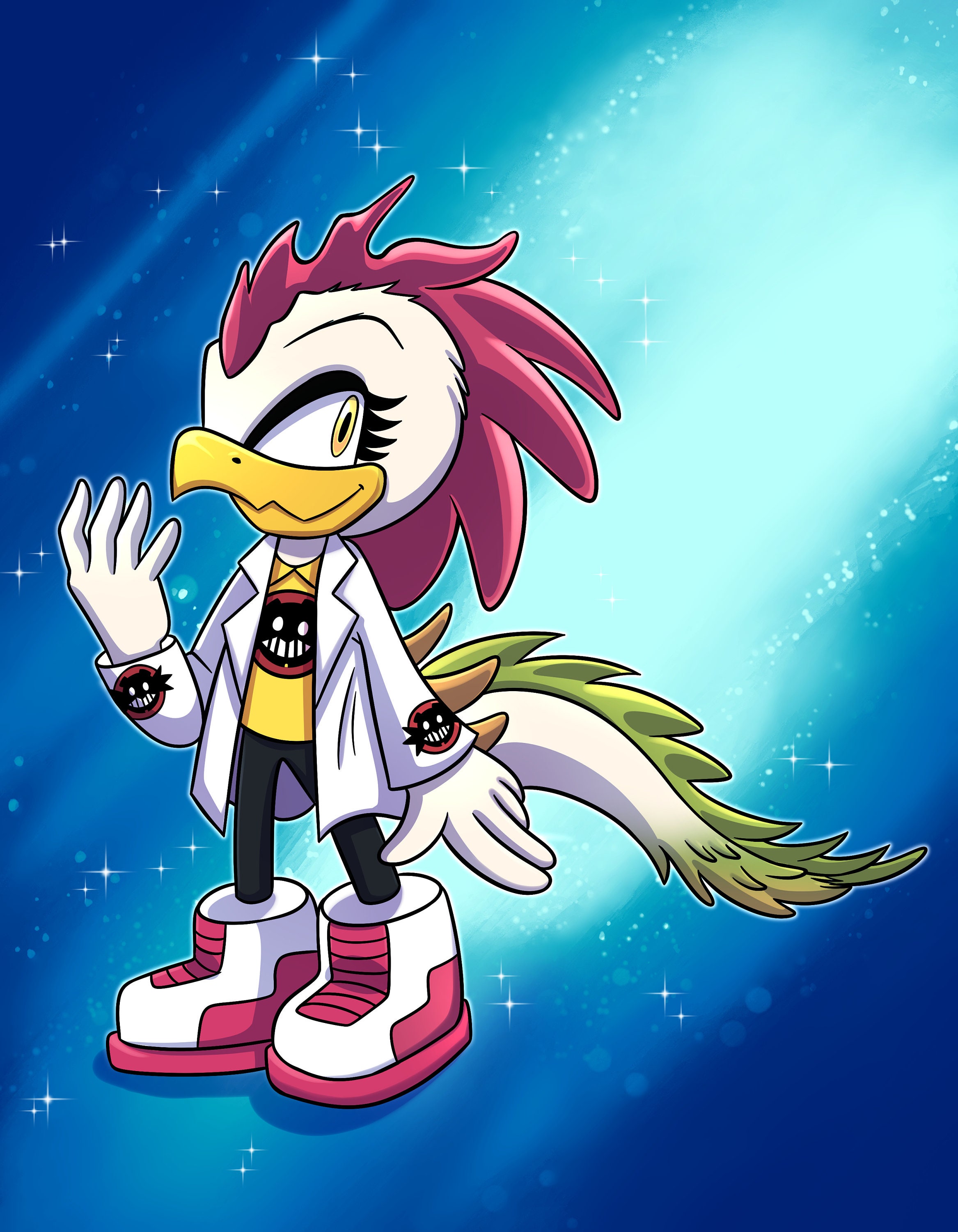 Sonic OC Art Commission, Sonic Drawing, Sonic the Hedgehog Commission, Custom Sonic OC ...