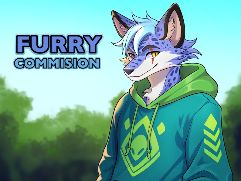 Furry Art Commission, Custom Fursona Original Character, Fursona ...