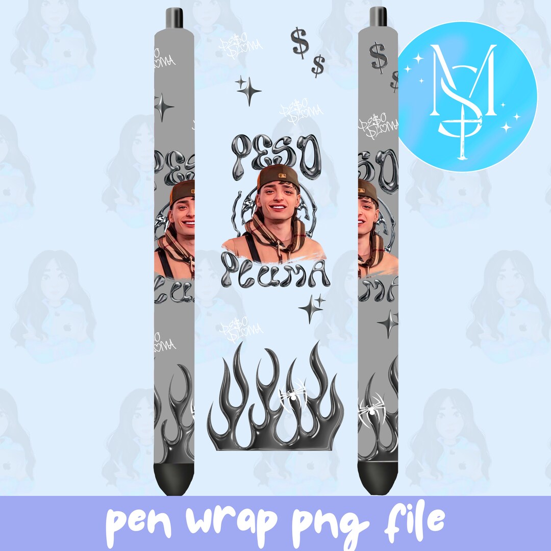 Peso Pluma Pen Wrap Png Signature Peso Pluma Peso Pluma Double P ...