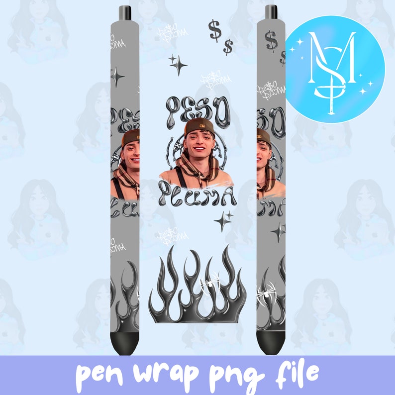 Peso Pluma Pen Wrap Png Signature Peso Pluma Peso Pluma Double P ...