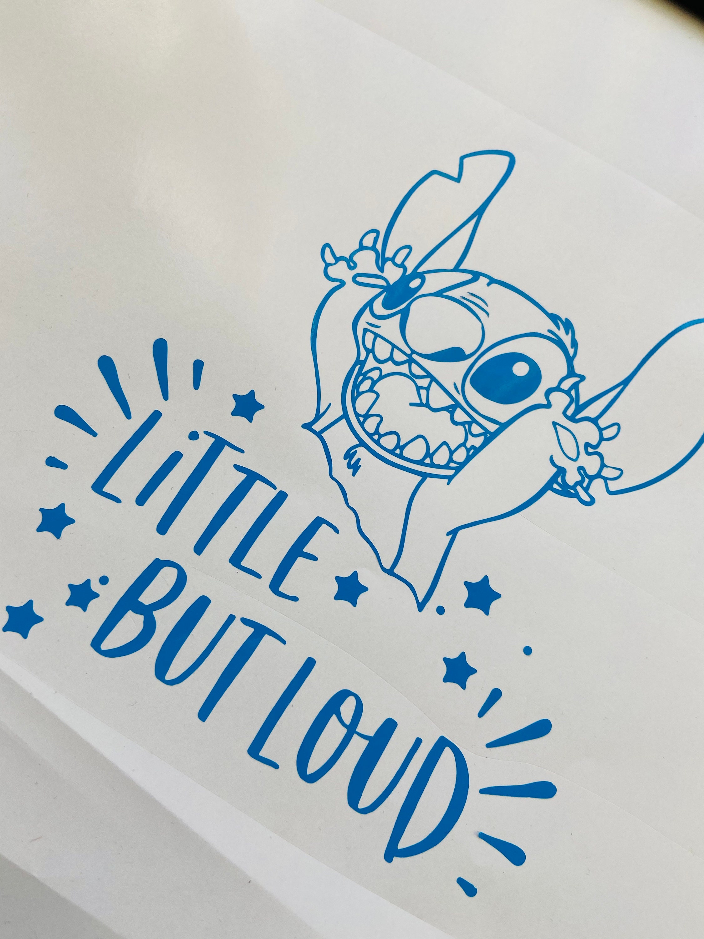 Disney Stitch Permanent Vinyl Decal. Choose From Many Colours. | Etsy