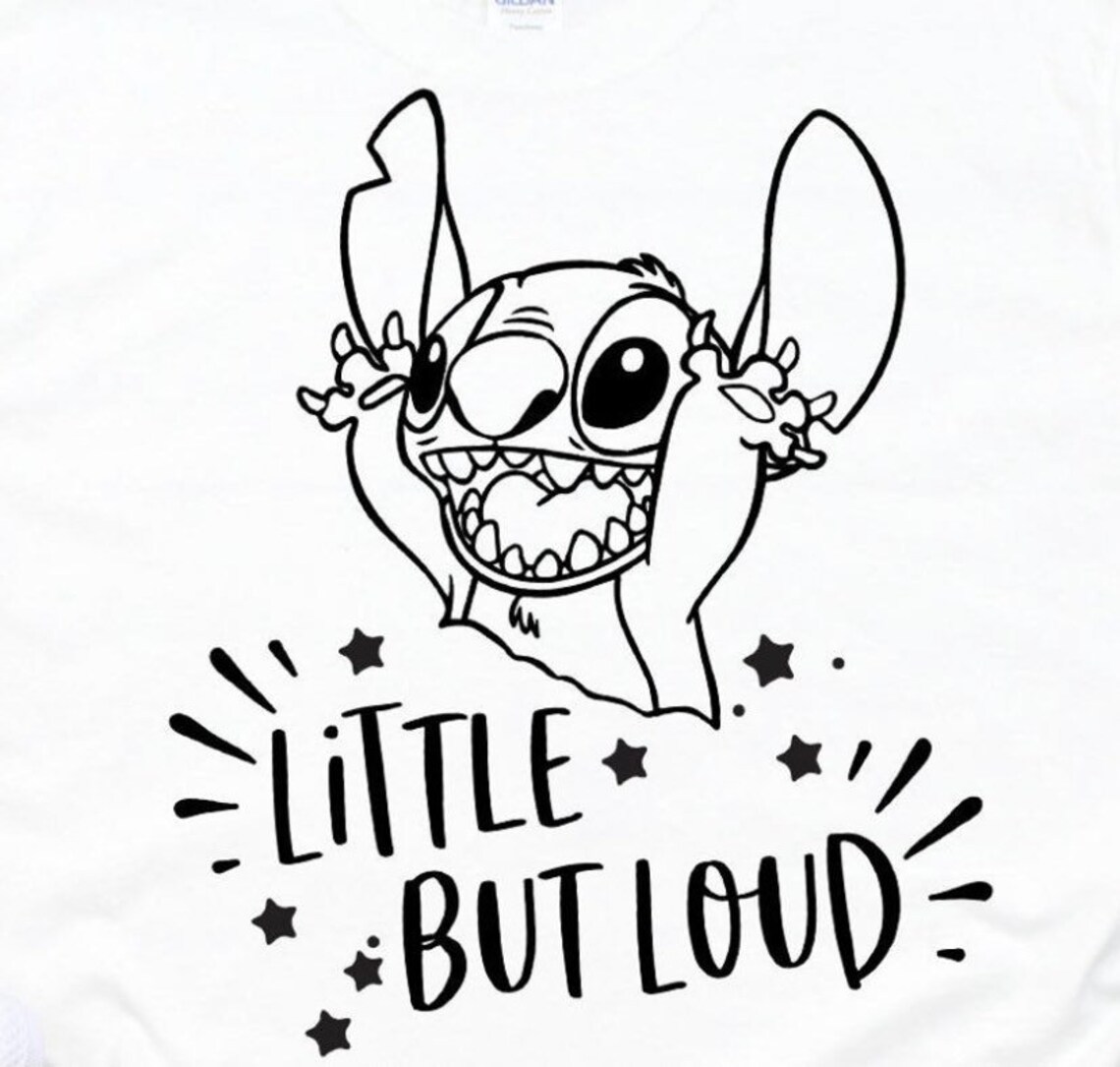 Disney Stitch Permanent Vinyl Decal. Choose From Many Colours. | Etsy