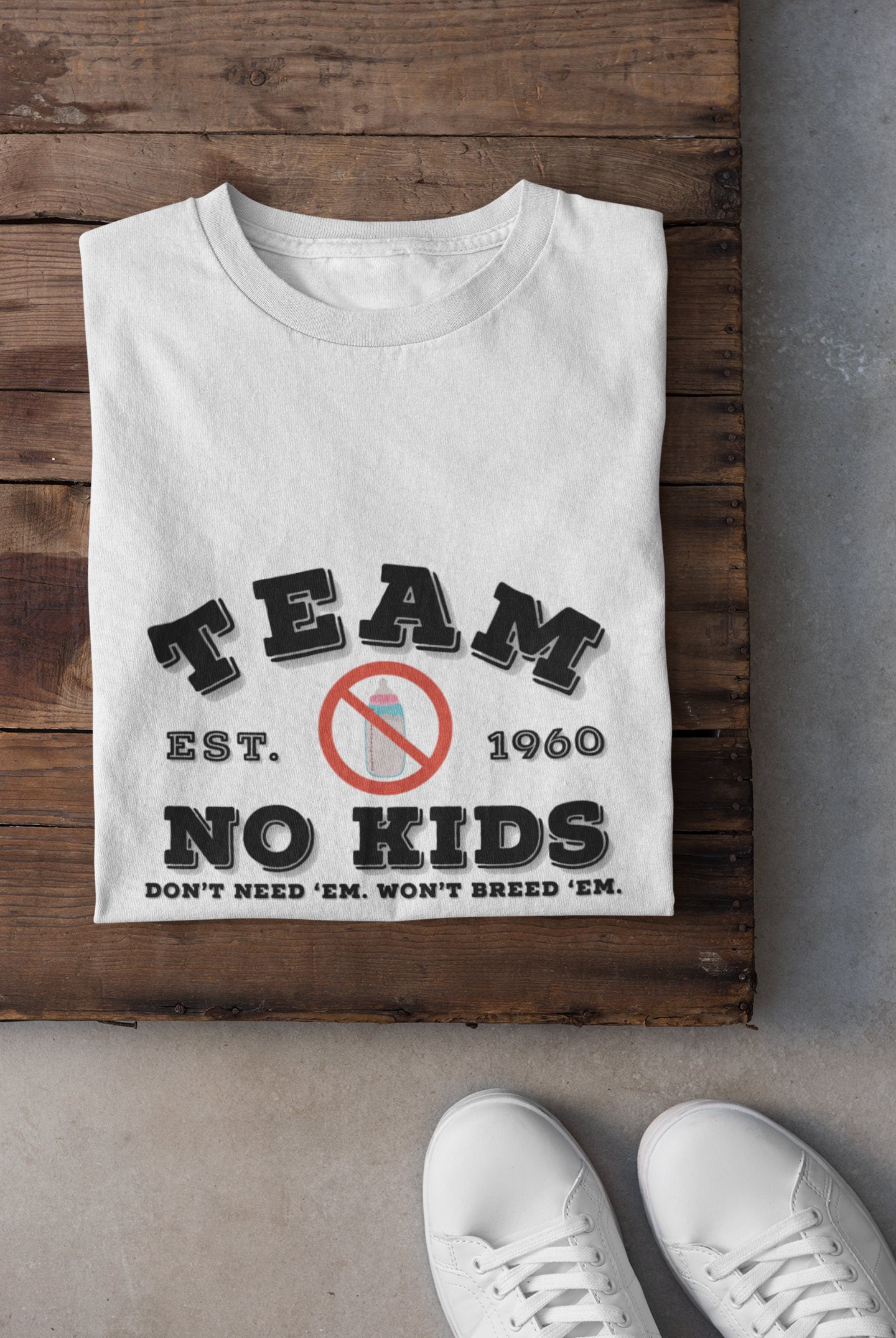 Team No Kids Tee Childfree Childfree by Choice Childfree Gift Childfree ...