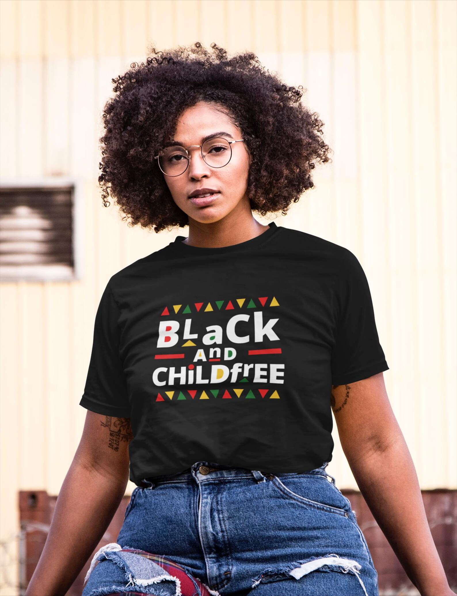 Black & Childfree Team No Kids Childfree Tee Childfree by Choice ...