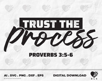 Trust the Process Svg | Etsy
