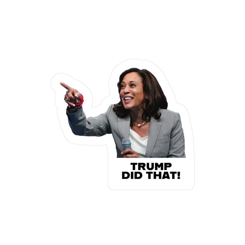 Trump I Did That Sticker - Etsy