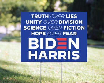 Truth Over Lies Yard Sign - Etsy