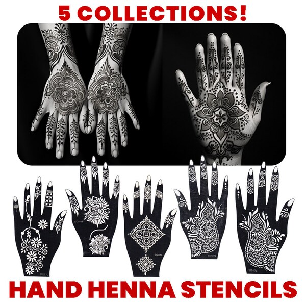 Henna Stencil - Etsy