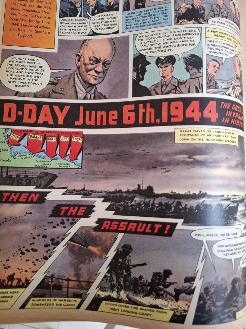 The Happy Warrior 1958 Winston Churchill Picture-strip Biography ...
