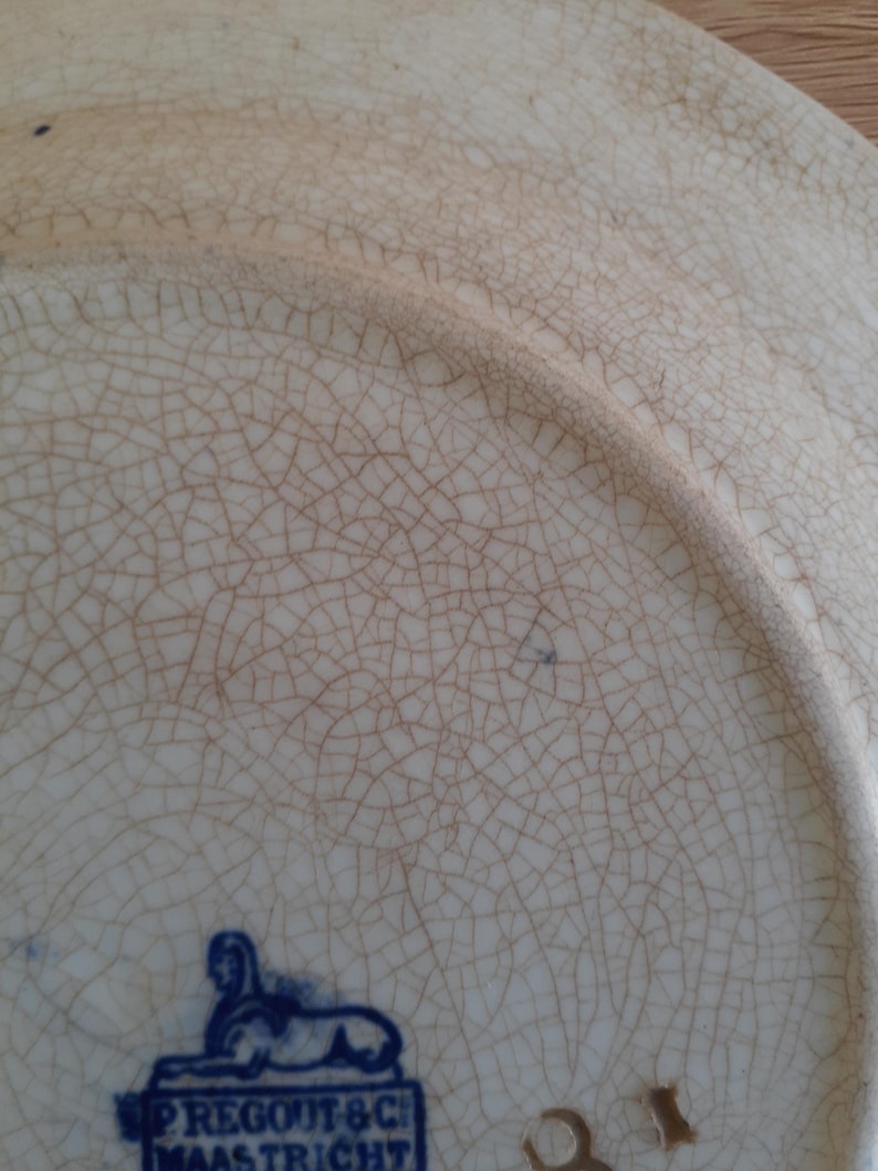 Antique P. Regout & Co Maastricht ORIENTAL Plate, Made in Holland, 1879 ...