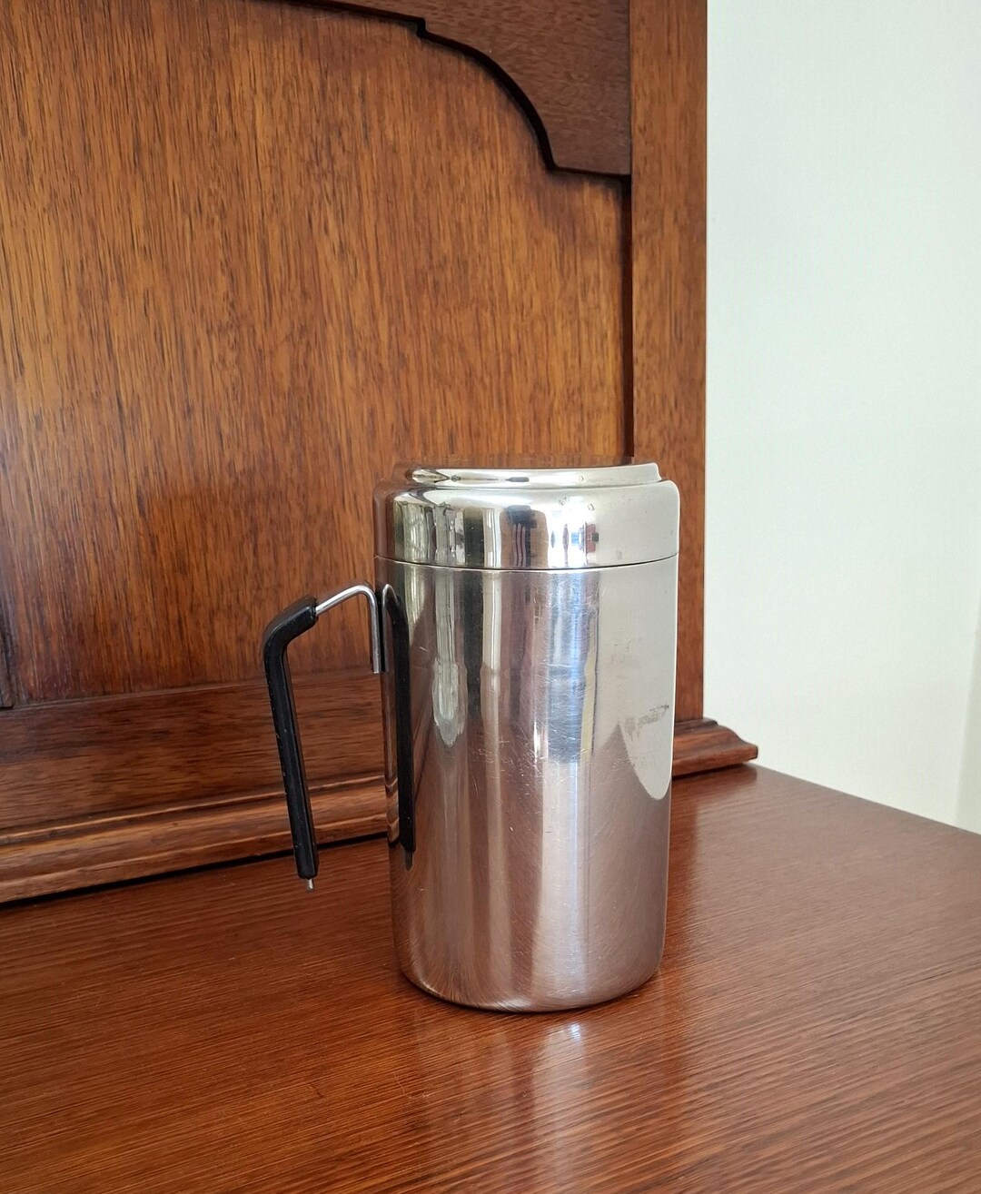 Vintage Italian VEV Inox Stainless Steel Coffee Jug With Lid - Etsy
