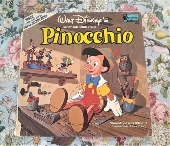 Walt Disney's Pinocchio Movie Soundtrack Vinyl Record | Etsy