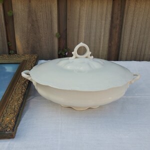 Antique Alfred Meakin White Tureen, Dining and Serving Dish With Lid, C ...