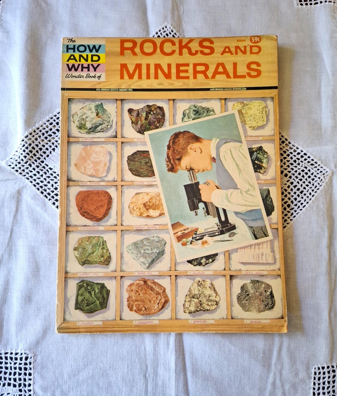 Vintage Rocks and Minerals Book – 1960s Illustrated Science - Etsy