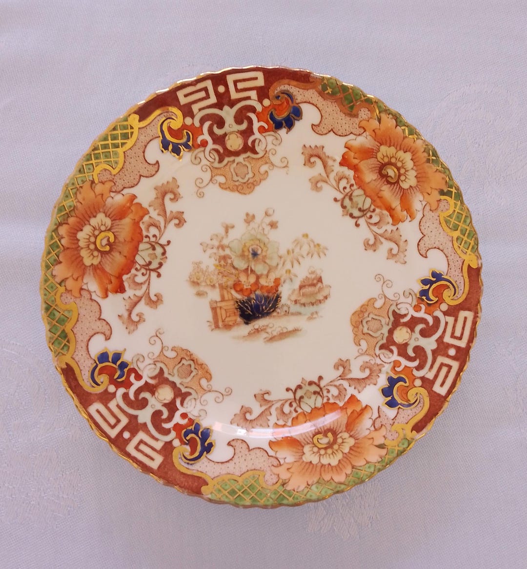 Antique Gold Imari Samuel Radford Bread Plate, 1891 - Etsy