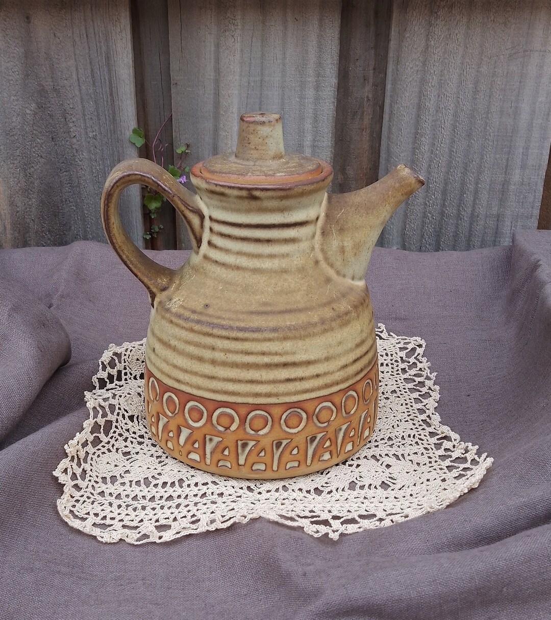 Vintage 1960s Tremar Pottery Coffee Pot / Teapot, UK, Hand Thrown ...
