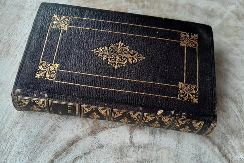 Leather Bound Catholic Bible - Etsy Australia