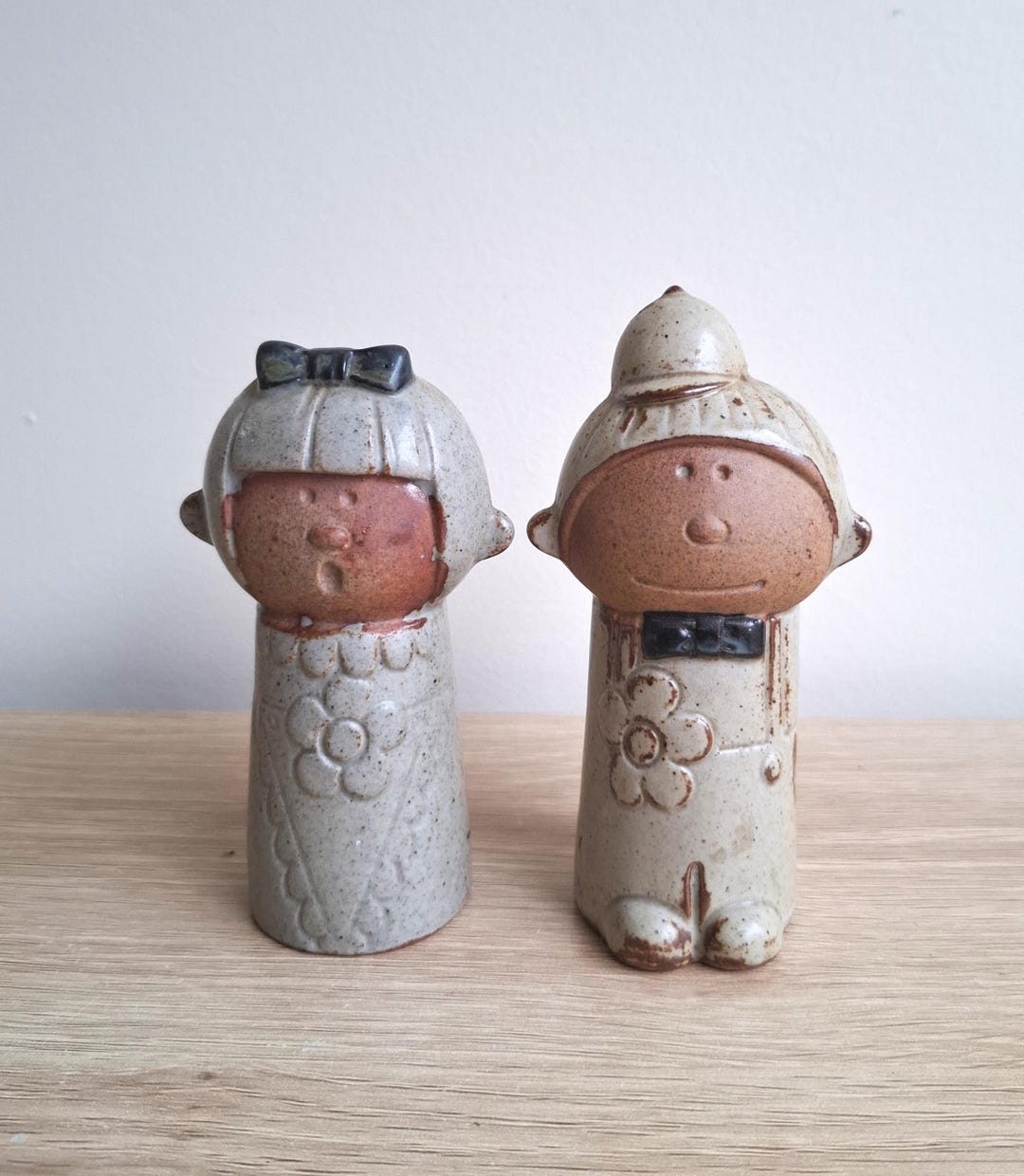 Vintage Gempo Salt and Pepper Shakers, Made in Japan, Cute Couple ...