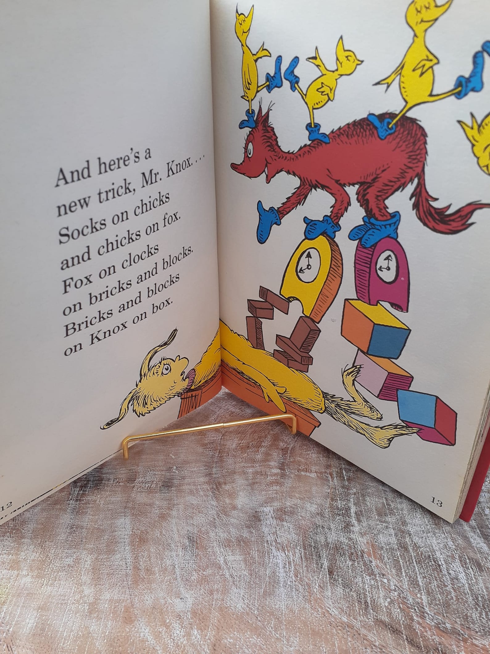 Dr. Seuss Fox in Socks 1966 Hardcover Children's Book: Tongue Twister ...
