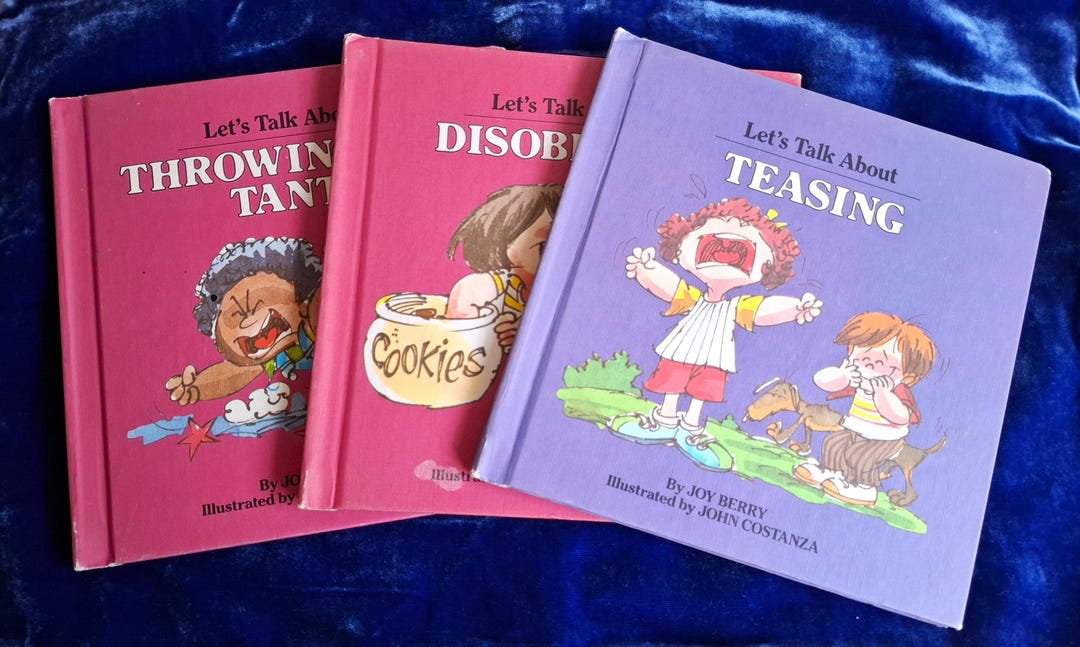 Joy Berry 'let's Talk About' Book Set: 1982 Children's Behavior - Etsy
