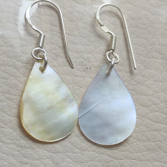 Real Natural Rainbow Shiny White Tan Abalone Shell Seashell Disc Ocean ...