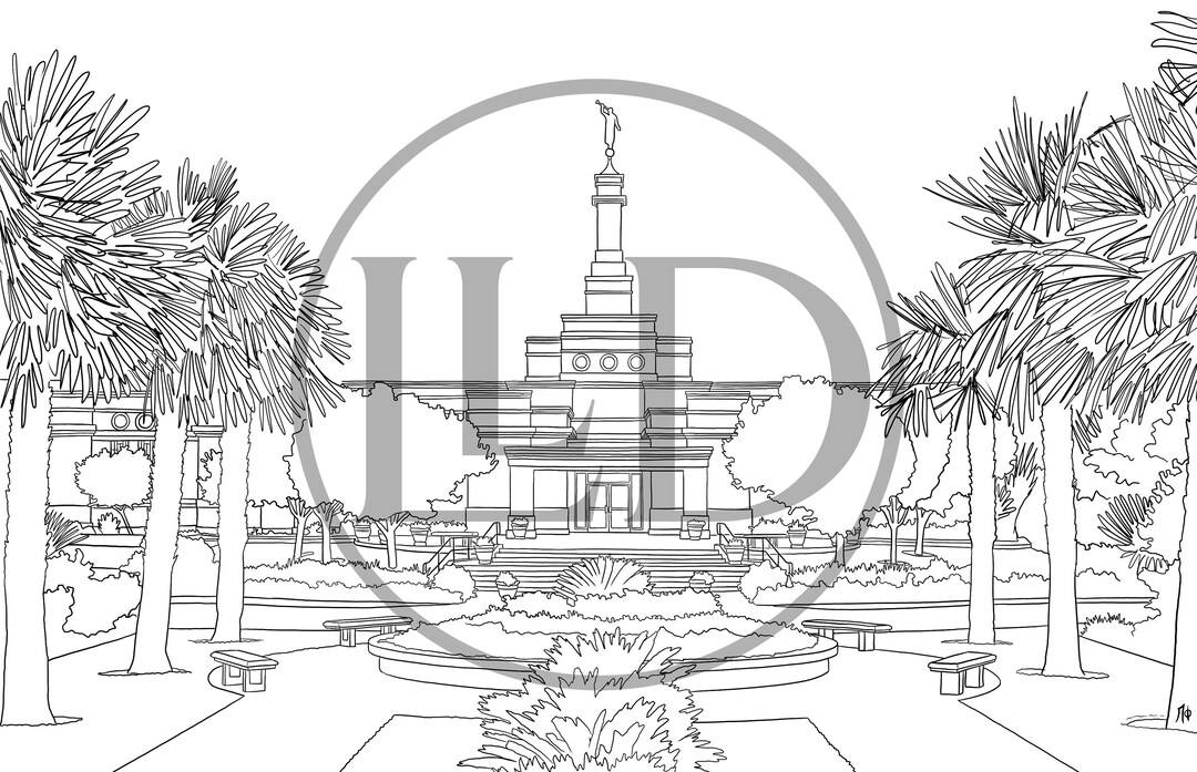 Cuidad Juárez, Mexico LDS Temple - Digital Print - Etsy